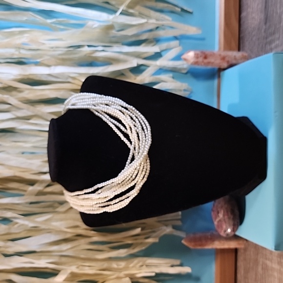 Jewelry | Vintage Costume Jewelry Faux 1 Strand Pearls With Gold ...